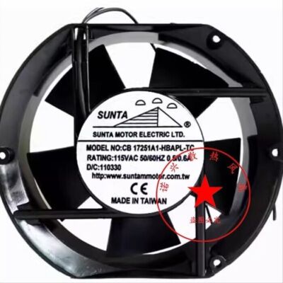 SUNTA 17251A1-HBAPL-TC 115VAC 0.5/0.6A Cooling Fan | eBay