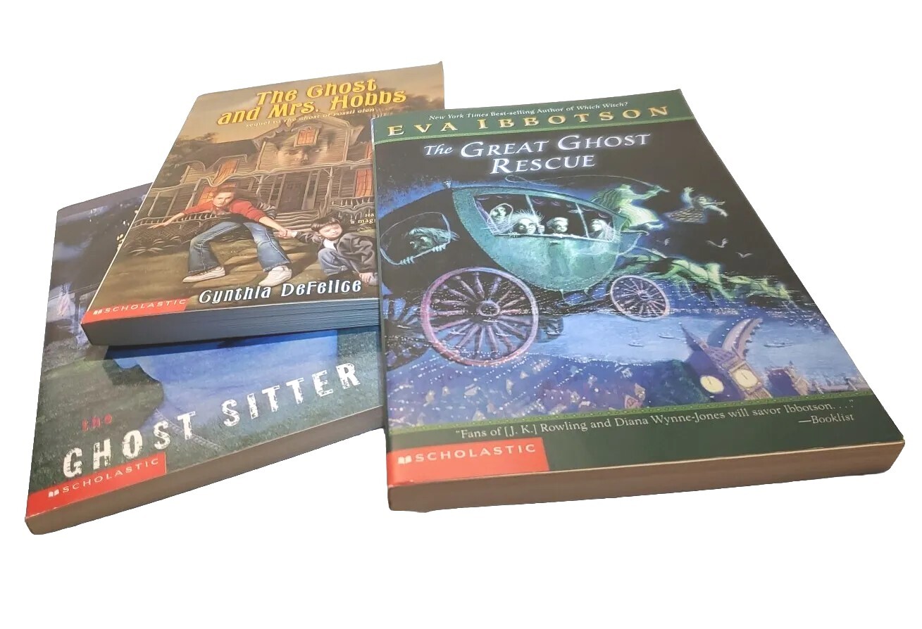 PB Scholastic Ghost Lot of 3 Books: THE GREAT GHOST RESCUE by Eva ...