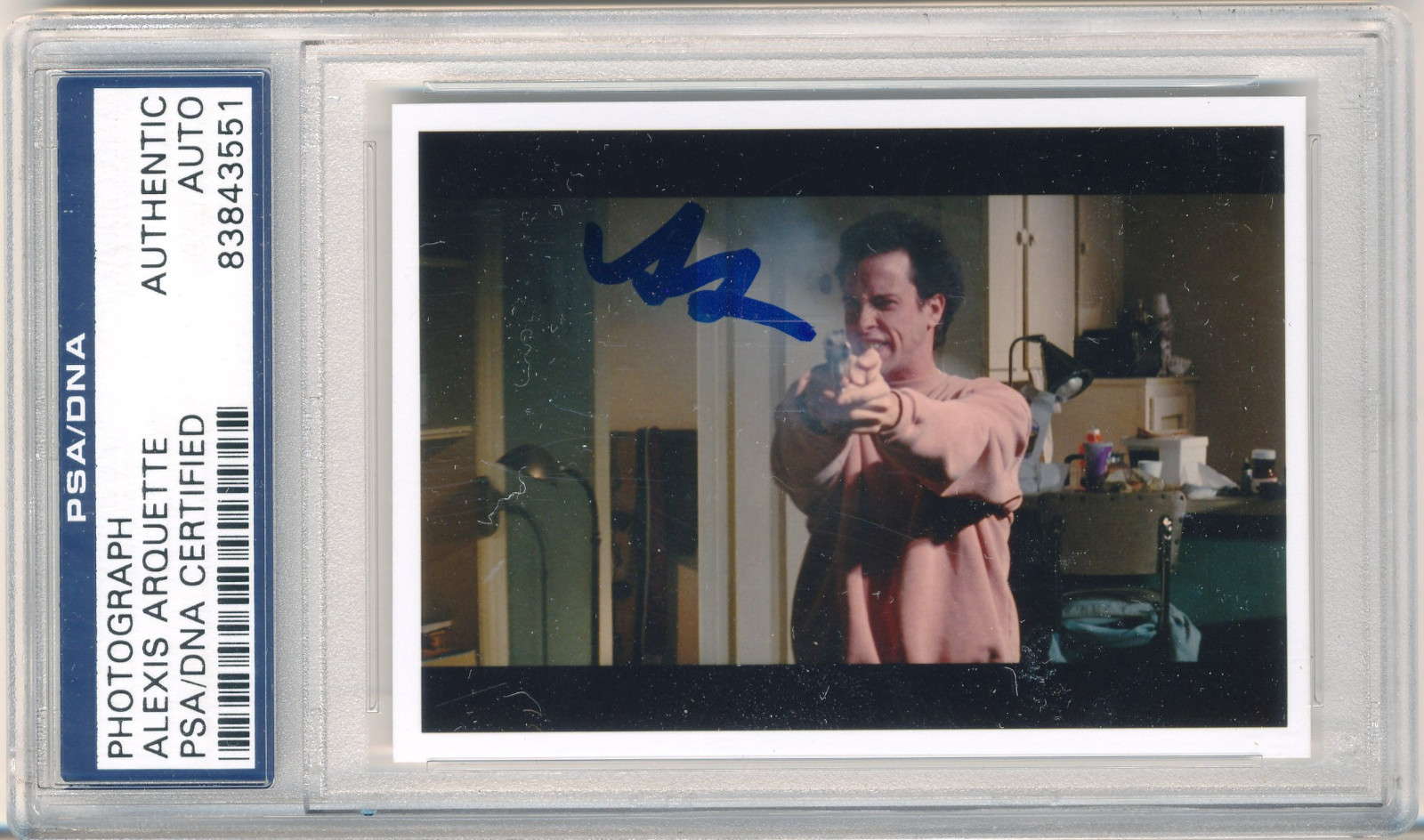 ALEXIS ARQUETTE Signed Slabbed 2.5x3.5 Photo Pulp Fiction The Fourth ...