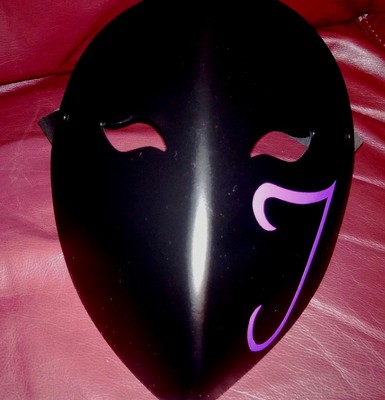 Vega Street Fighter Mask Anime Action Prop Replica - BLACK PURPLE ...