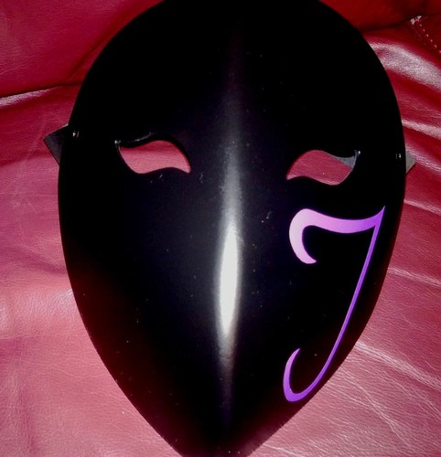 Vega Street Fighter Mask Anime Action Prop Replica - BLACK PURPLE ...