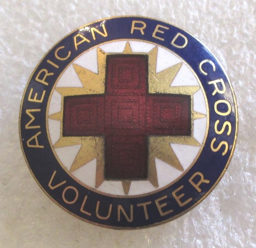 Vintage American Red Cross Volunteer Production Corps Pin - Circa 1923 ...