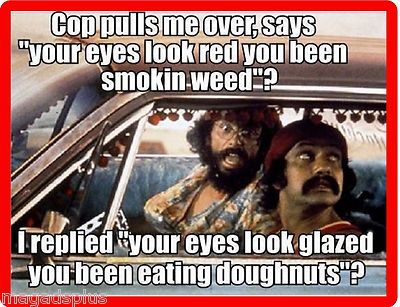 Funny Weed Cannabis Cops Refrigerator / Tool Box Magnet Man Cave | eBay