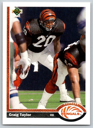 1991 Upper Deck Craig Taylor #676 Cincinnati Bengals | eBay