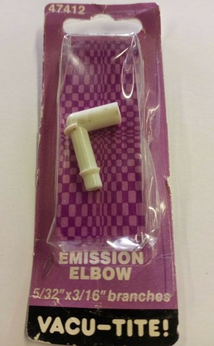 Dorman Vacu-Tite 47412 Vacuum Emission Elbow 5/32" X 3/16" branches ...