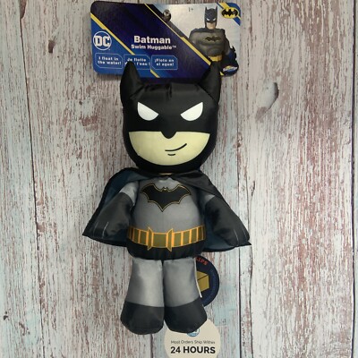NEW DC Comics Batman 10" Inch Swim Huggable, Water Friendly, Floats ...