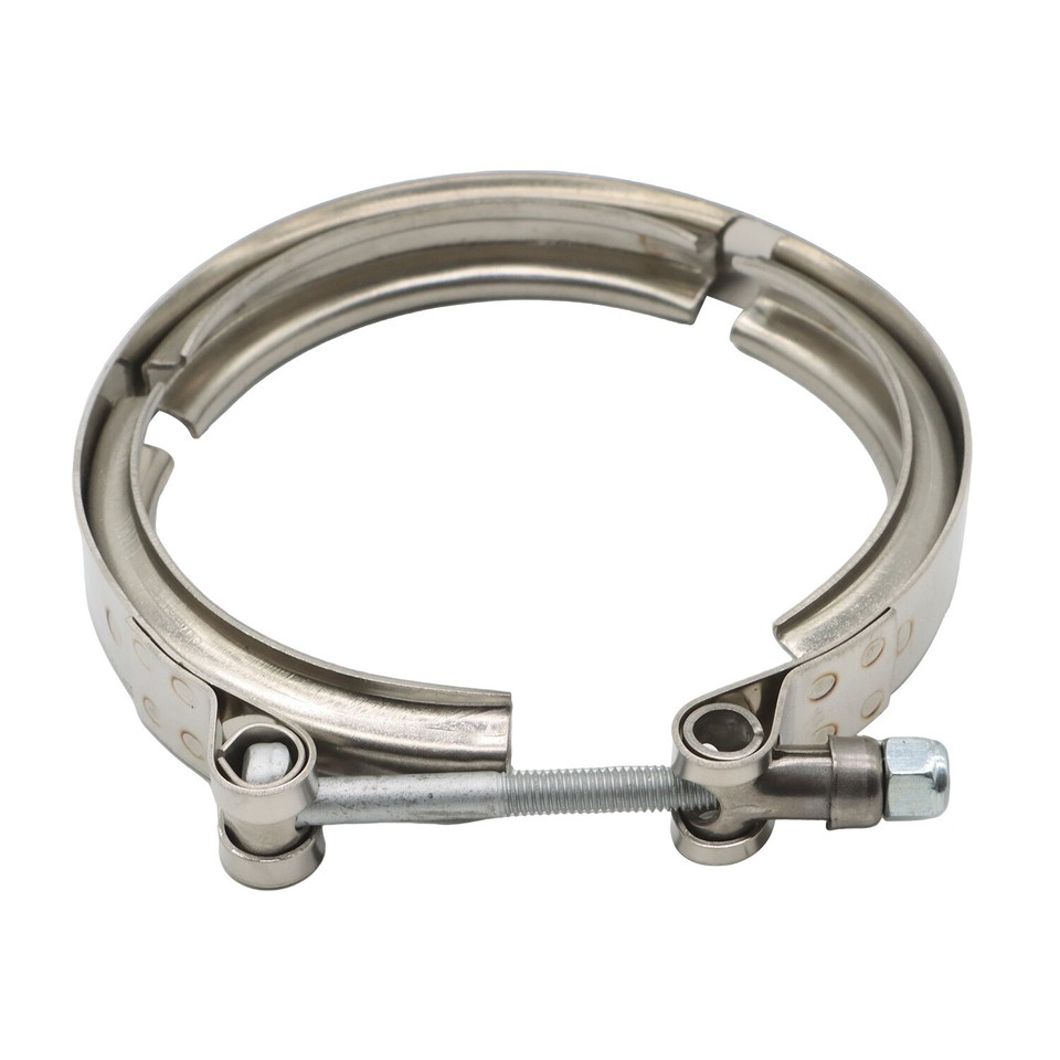 For ISX BorgWarner S400 Style V-Band 90 Degree Turbo Elbow For Cummins ...