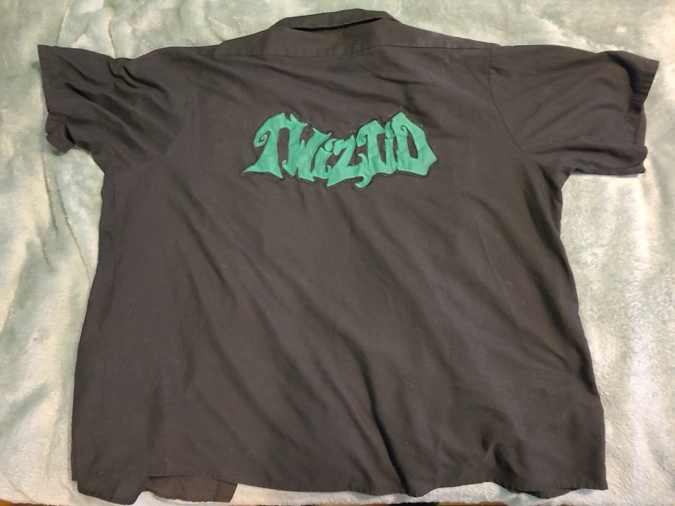 Twiztid Embroiderd Button-Up Workshirt 4XL ICP Psychopathic Juggalo ...