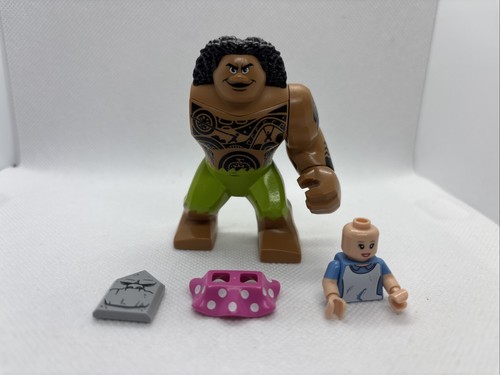 LEGO Disney Minifigure Parts Lot Maui moa003 Alice dis007 Minnie Earth ...