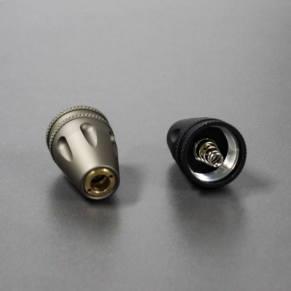 Tactical Metal Flashlight Tail Cap Cover with Dual Pressure Switch for ...