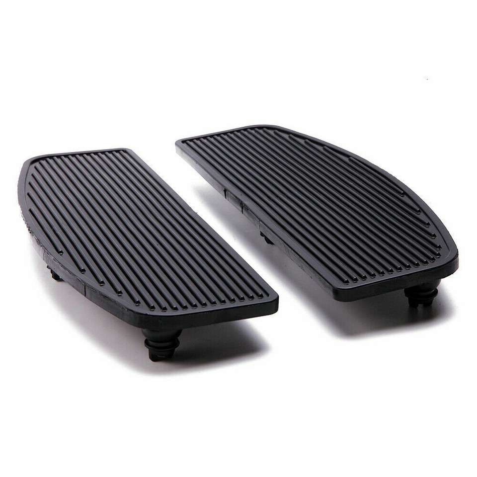 Pair Motorcycles Front & Rear Foot Boards Floorboards for Harley Honda ...