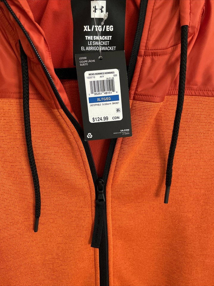 UNDER ARMOUR Men's XL Storm Water Repellent Hooded ColdGear SWACKET ...