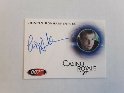 2009 JAMES BOND ARCHIVES Crispin Bonham-Carter As Hot Rm Dr AUTOGRAPH ...