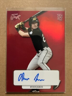 2022 Leaf Perfect Game Showcase Ryan Jaros Red Just Minors Auto #6/6 | eBay