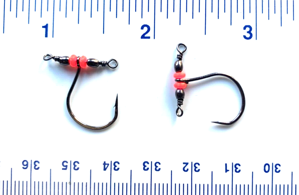 20 (4 packs of 5) Matzuo 97001 Drop Shot Swivel Hooks size 2 | eBay