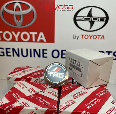 Genuine Toyota Scion Lexus TRD Oil Cap OEM PTR04-12108-02 Forged Billet ...