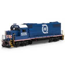 InterMountain HO 49905S Florida East Coast Blue FEC Fp7 Locomotive DCC ...