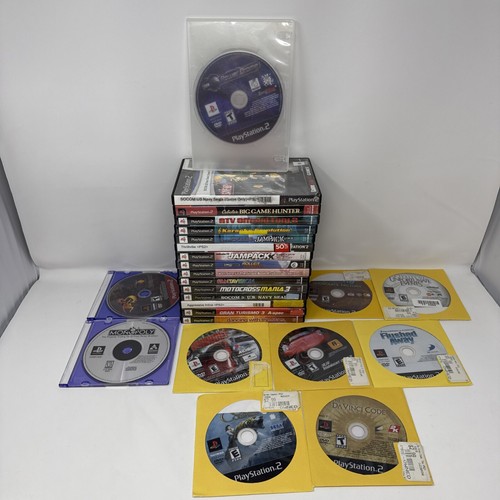 Video Game Lot Of 25 Sony Playstation 2 PS2 Rhythm Racing Shooting ...