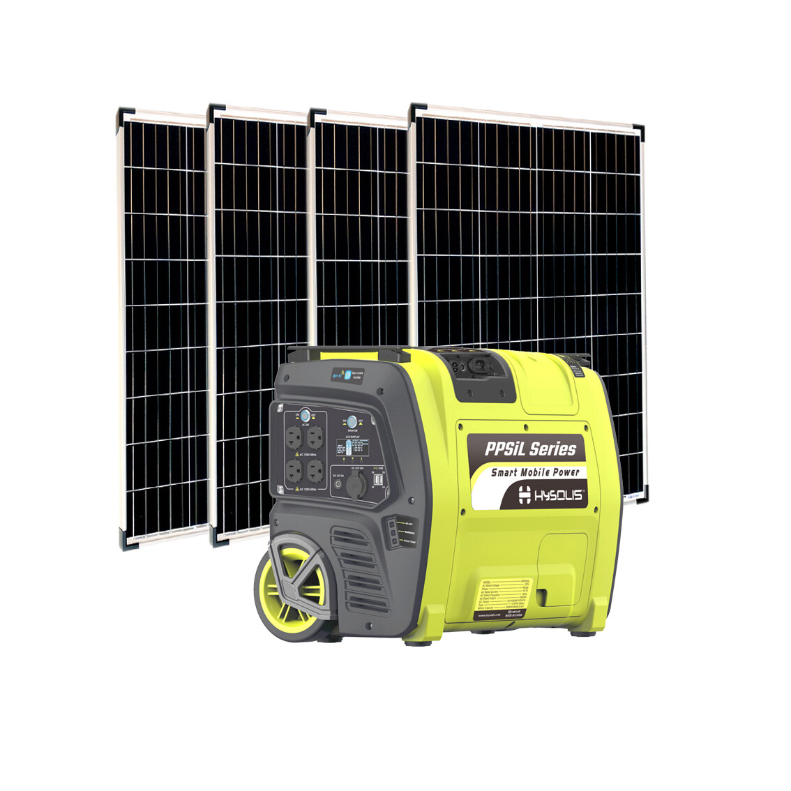Portable Solar Generator 2KW Lithium Battery off grid mobile power ...