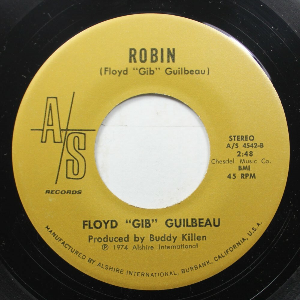 Country Nm! 45 Floyd "Gib" Guilbeau - Dixie, Her And I / Robin On A/S ...