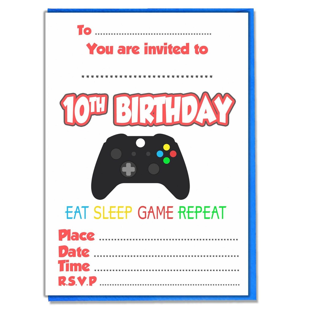 Xbox Birthday Invitations Gaming Gamer Party Invitation Xbox Or