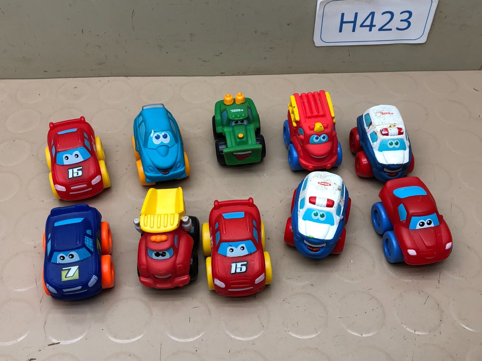 HASBRO Tonka Chuck And Friends Soft Mini Chunky Cars, Lot Of Vehicles ...