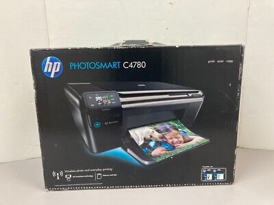 NIB HP Photosmart C4780 All-In-One Wireless InkJet Printer 884420751557 ...