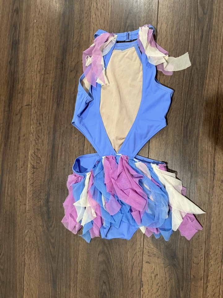 Child Medium Semi-Custom Lyrical Dance Costume – Periwinkle Unique Solo ...