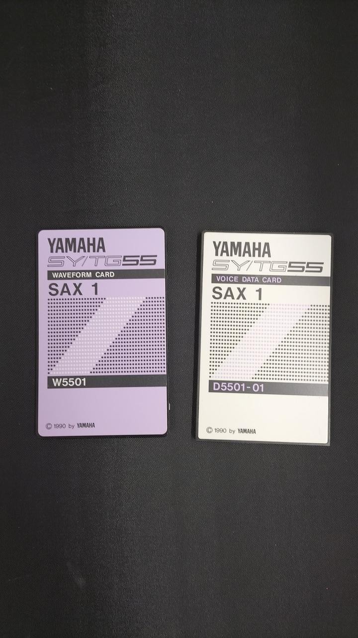 Yamaha D5501 Data Card Sound Set Batteria 1 per SY55 TG55 Synth Module ...