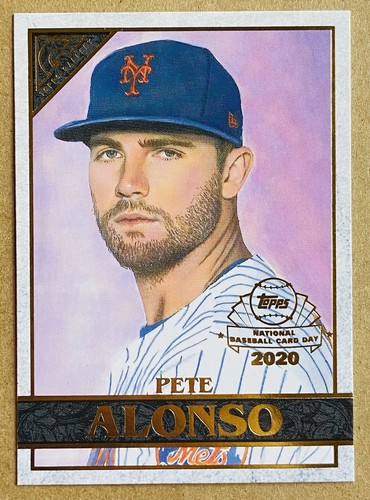 2020 TOPPS GALLERY PREVIEW PETE ALONSO NATIONAL BASEBALL CARD DAY #GP-8 ...