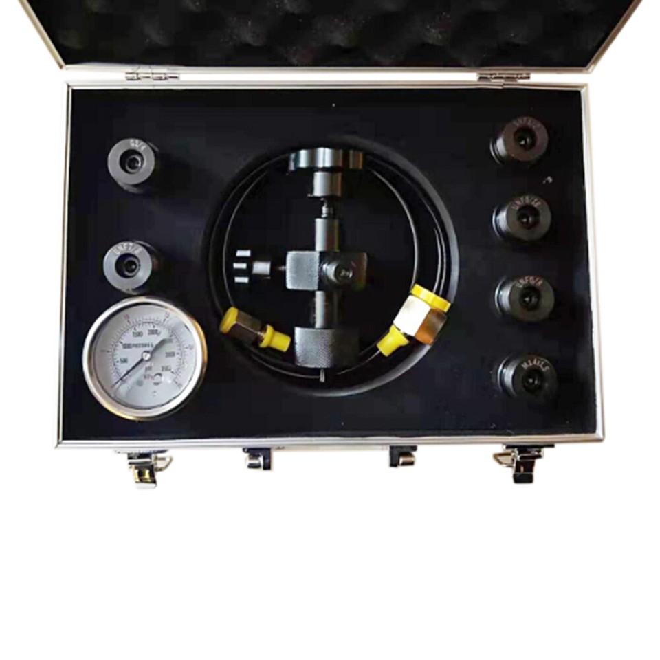 7IN1 Hydraulic Accumulator Nitrogen Charging Filling Gas Valve Test Kit ...