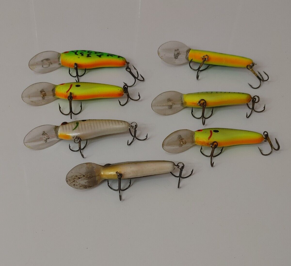 (7) Bomber Deep Flat A Crankbait Fishing Lures Lot of 7 | eBay
