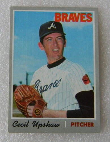 1970 TOPPS BASEBALL CARD #295 CECIL UPSHAW ATLANTA BRAVES VGEX OCT040 ...