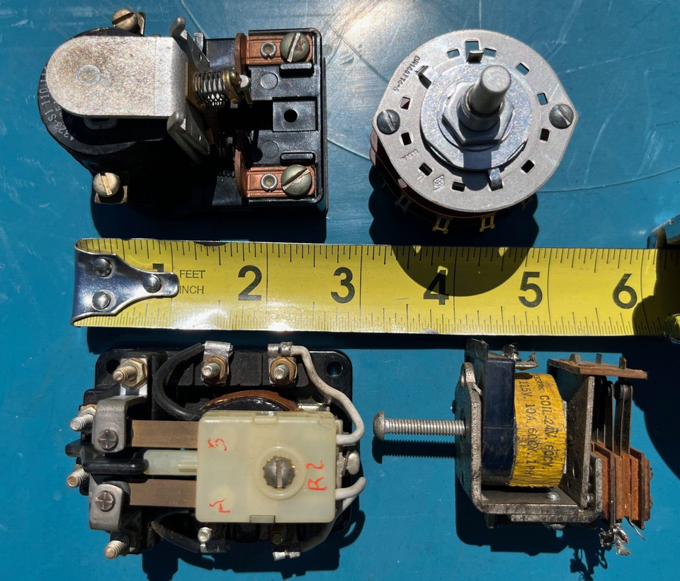 Vintage Relays and Switches, 7 pieces - see pics and description | eBay