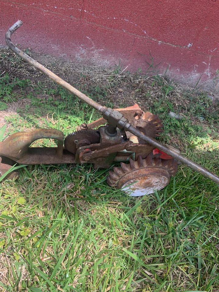 Vintage Cast Iron National Walking Lawn Sprinkler Tractor Springfield ...