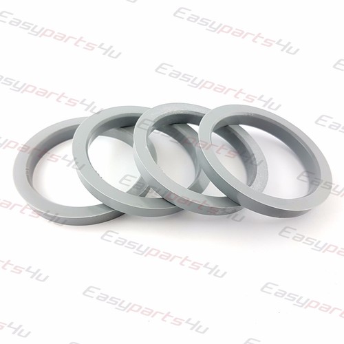 4x Spigot Rings 72,5 mm - 60,1 mm Conversion spigot rings for alloy ...