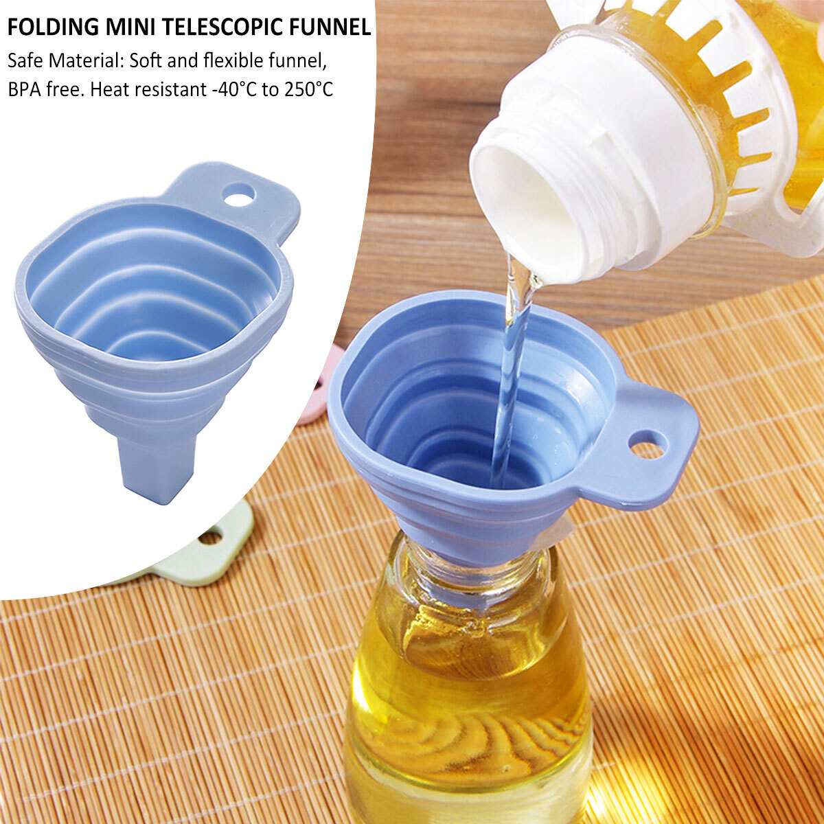 Mini Funnels Collapsible Funnels with Wide Mouth Foldable Funnels okgEu ...