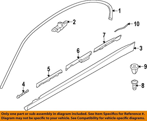 BMW OEM 07-16 328i Exterior-Reveal Molding Clip 51137117240 | eBay