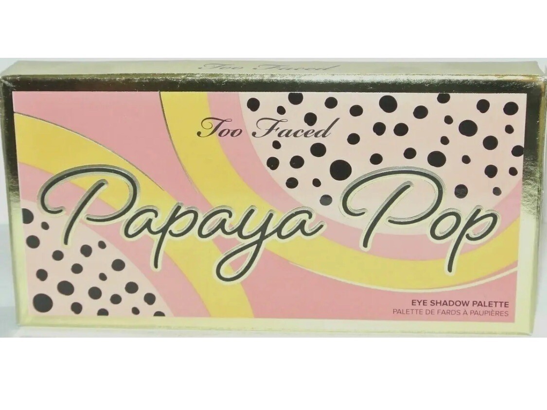 TOO FACED Papaya Pop Eye Shadow Palette Full Size NIB | eBay
