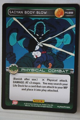 DBZ Dragon Ball Z TCG "Saiyan Body Blow" R129 | eBay