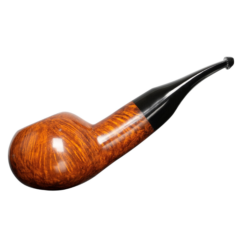 MUXIANG Handmade Freehand Pipe Briar Wood Smooth Tobacco Pipe 9mm ...