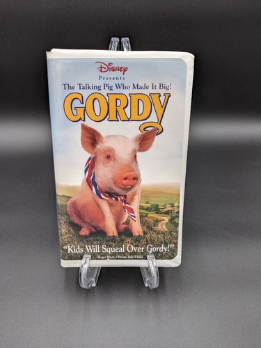 Gordy (VHS, 1995) Disney Live-Action Pig Clamshell 4369 Doug Stone Tom ...