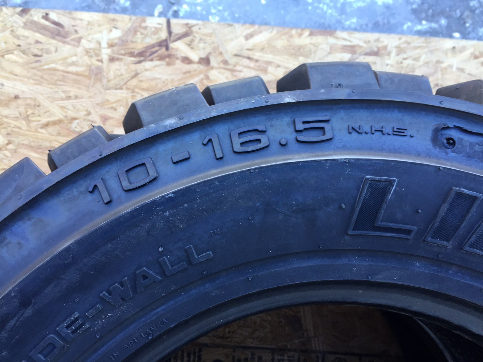 4 HD 10-16.5 Camso/Solideal SKZ Lifemaster Skid Steer Tires -L4 - 10X16 ...