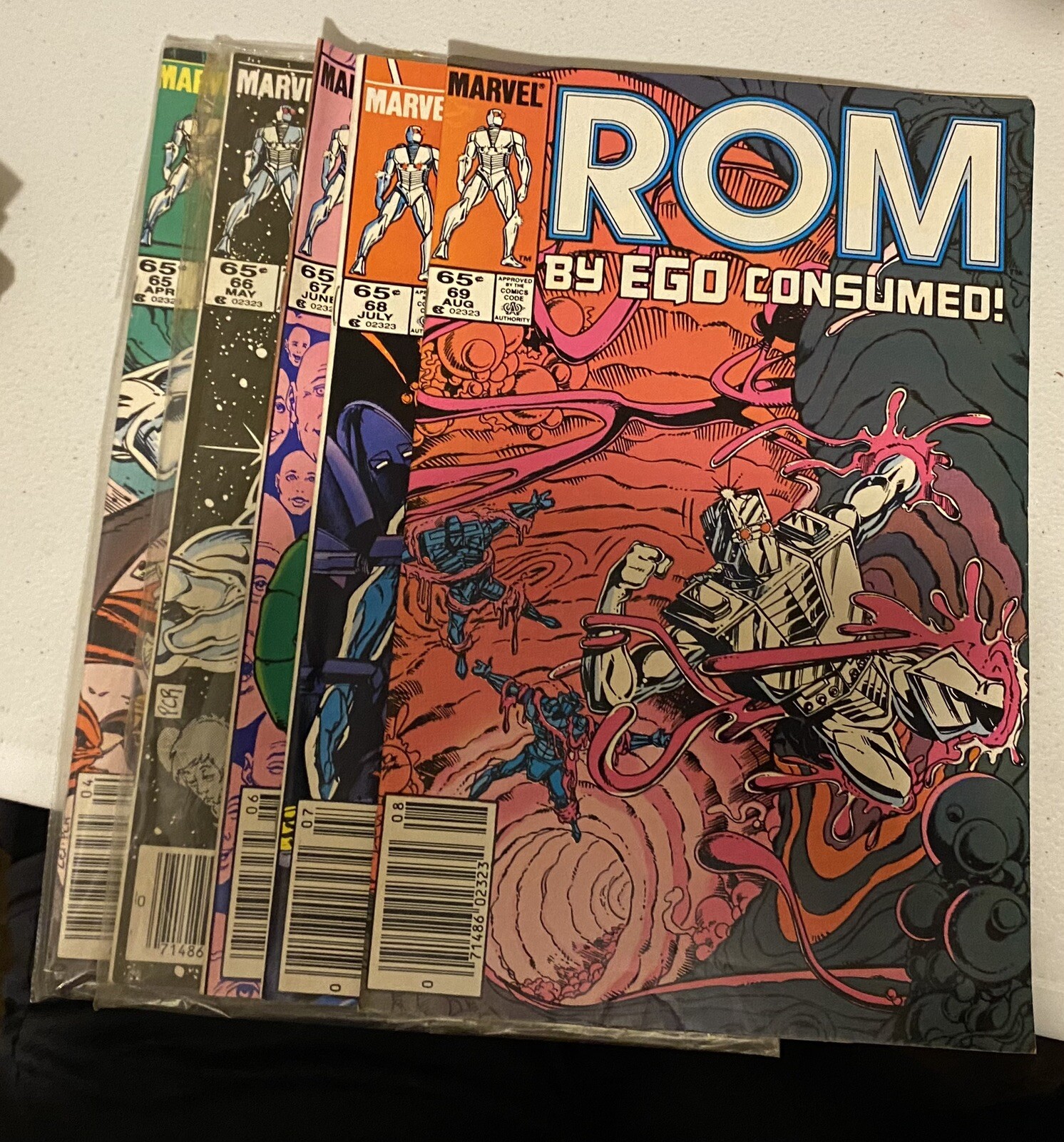 ROM Marvel Comics 1985 Bundle 5 Comics In Series Good Shape | eBay