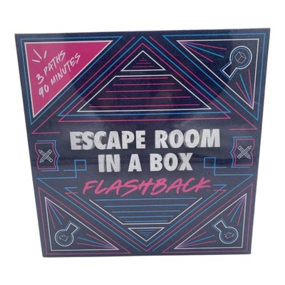 ESCAPE ROOM IN A BOX: FLASHBACK BOARD GAME NEW SEALED IN BOX RARE ...