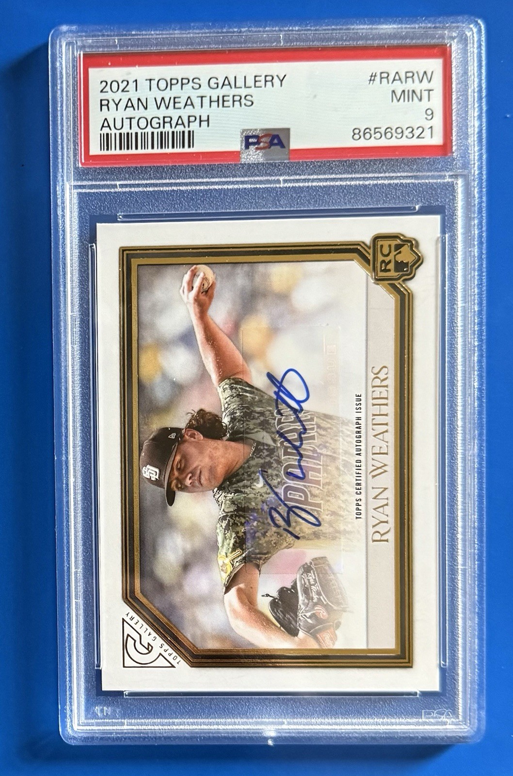 2021 Topps Gallery - Rookie Autographs Ryan Weathers #RA-RW (AU, RC ...