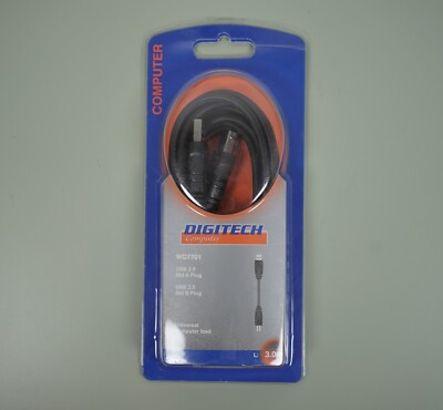 Digitech 3m USB 2.0 Type A to Type B Cable for Printer Scanner ...