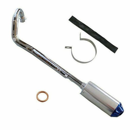 28mm BLack Silver Exhaust Muffler Pipe Dirt Bike Atomik Pitpro 50cc ...