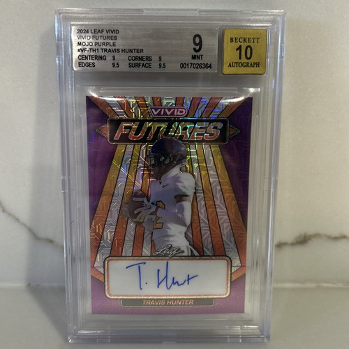 2/2 🔥Travis Hunter AUTO BGS 10 SSP Autographed CARD | eBay
