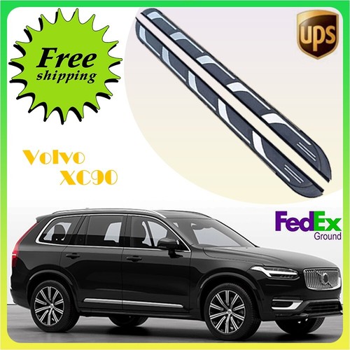 Fits for Volvo XC90 2015-2024 2PCS Fixed Running Board Side Step Pedal ...